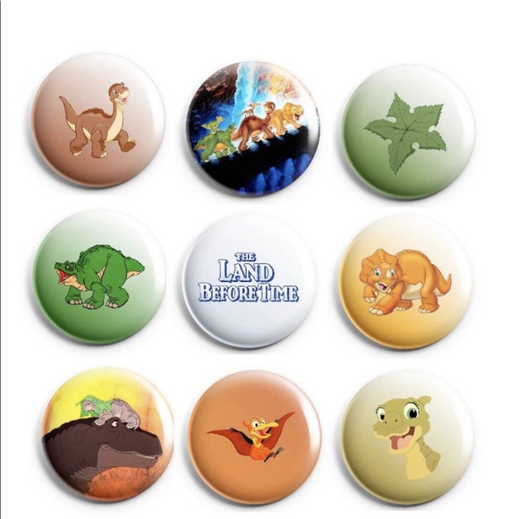 Other | Land Before Time 1 Buttons | Poshmark